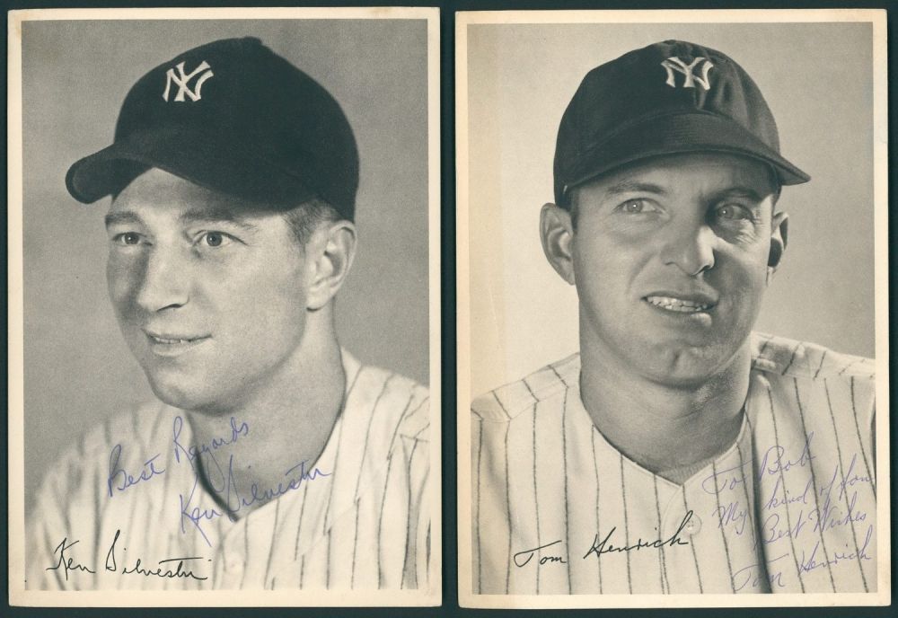 Lot of (13) Signed Vintage 1949 World Champion Yankees 7x9 Photos ...