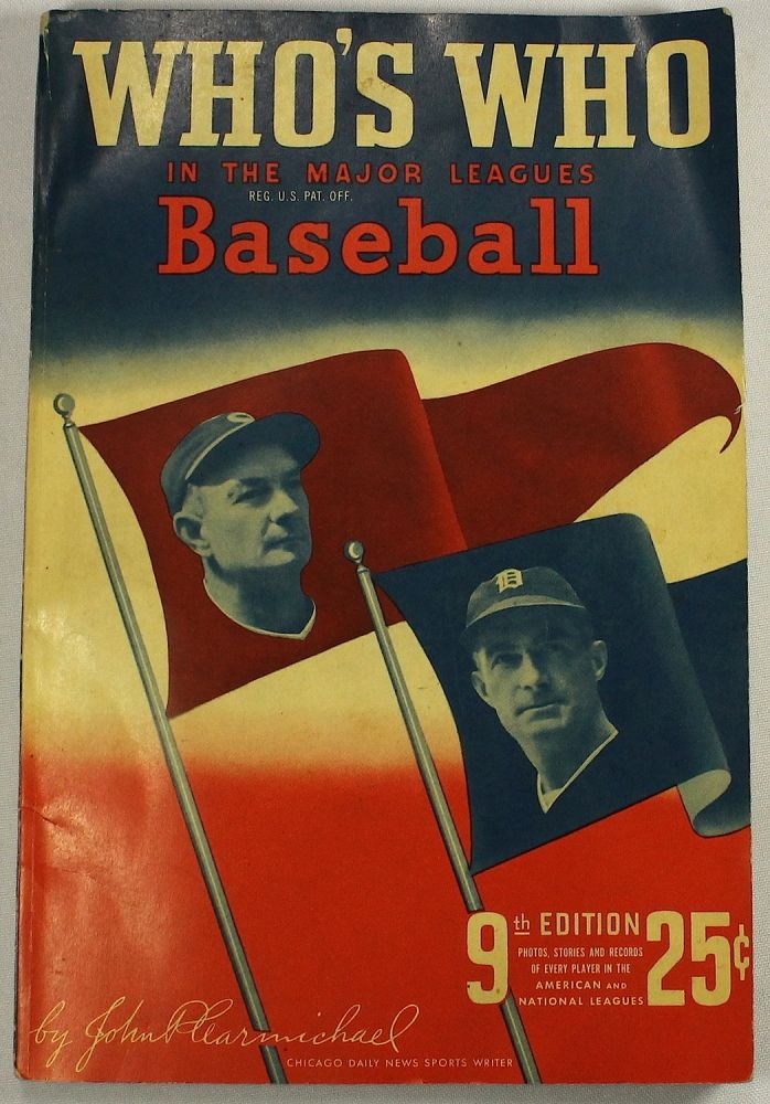 Vintage 1941 Baseball Reference Book: "Who's Who in Baseball"