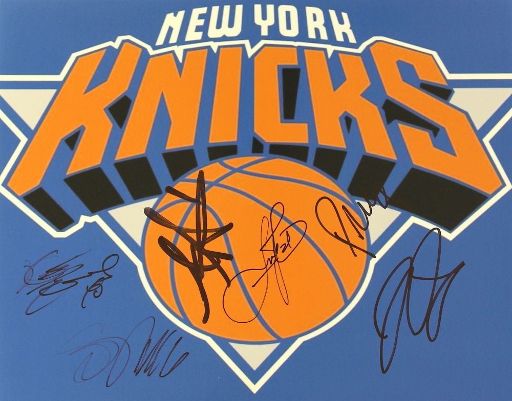 New York Knicks 11x14 Photo Signed By (5) With Amare Stoudemore, Kurt ...