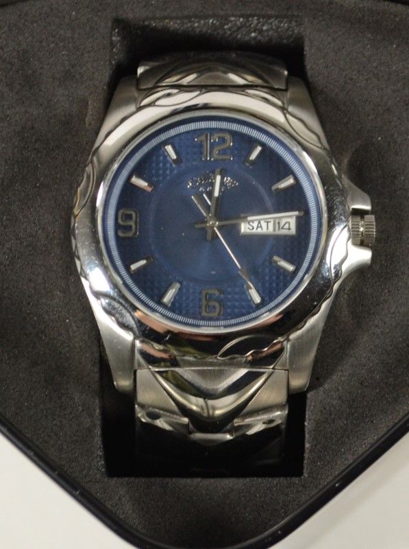 Callaway Golf & Armitron Men's Black Ion-Plated Watch w/Swarovski Crystals