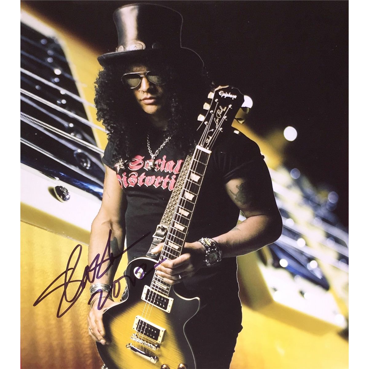 Slash, Original Guitarist from Guns N' Roses Original Signed 11x14 ...