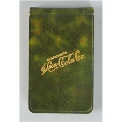 Leatherette 1906 Coca-Cola Notebook.