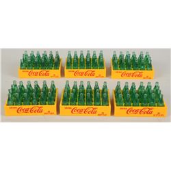Lot of 6: 1950s Coca-Cola Mini Cases.