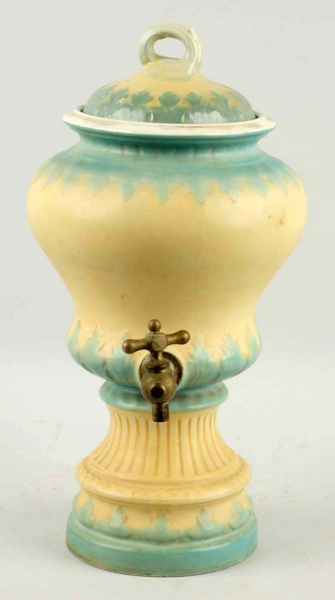 Very Early Ceramic Unmarked Syrup Dispenser.