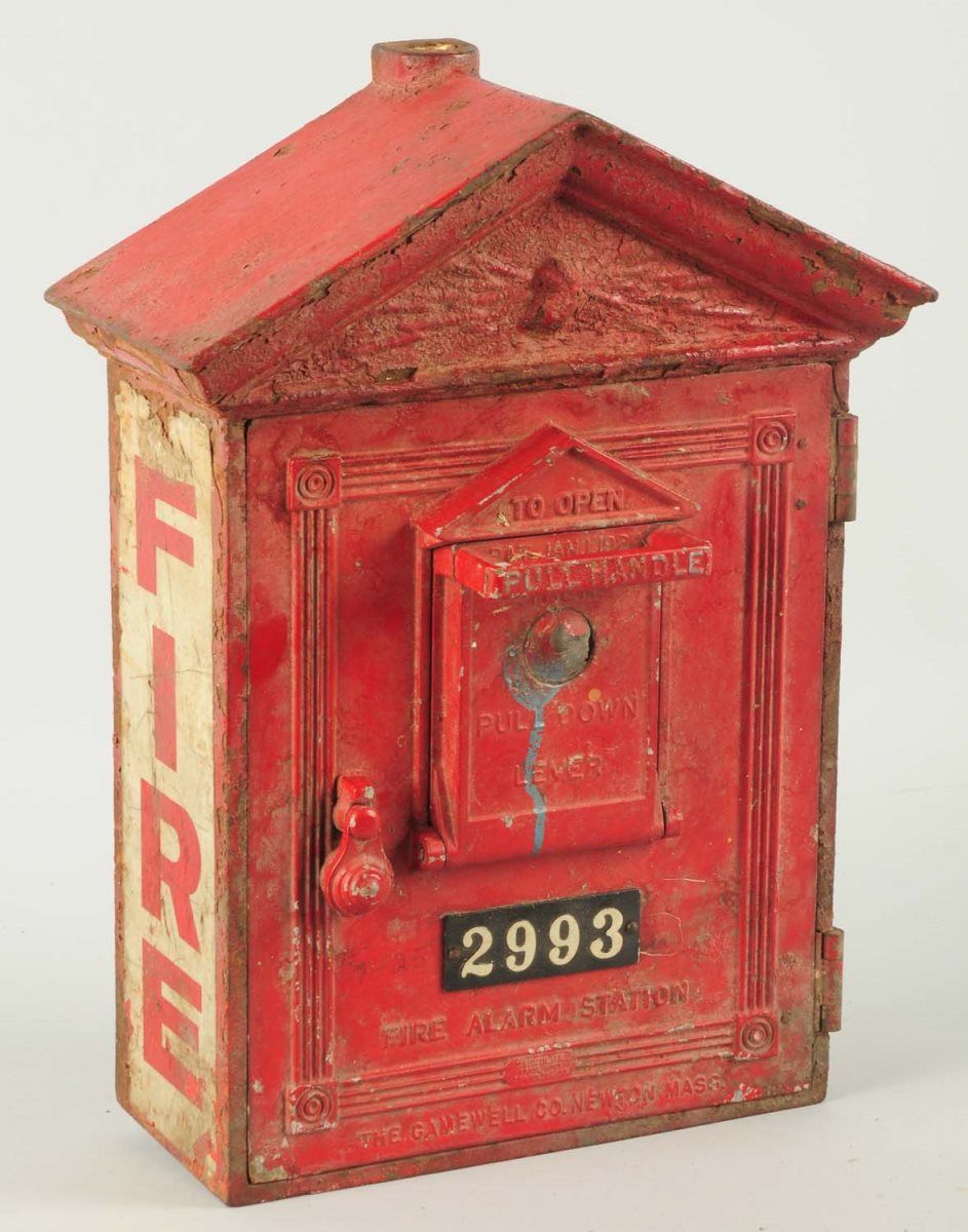 Early Cast Iron Fire Box.