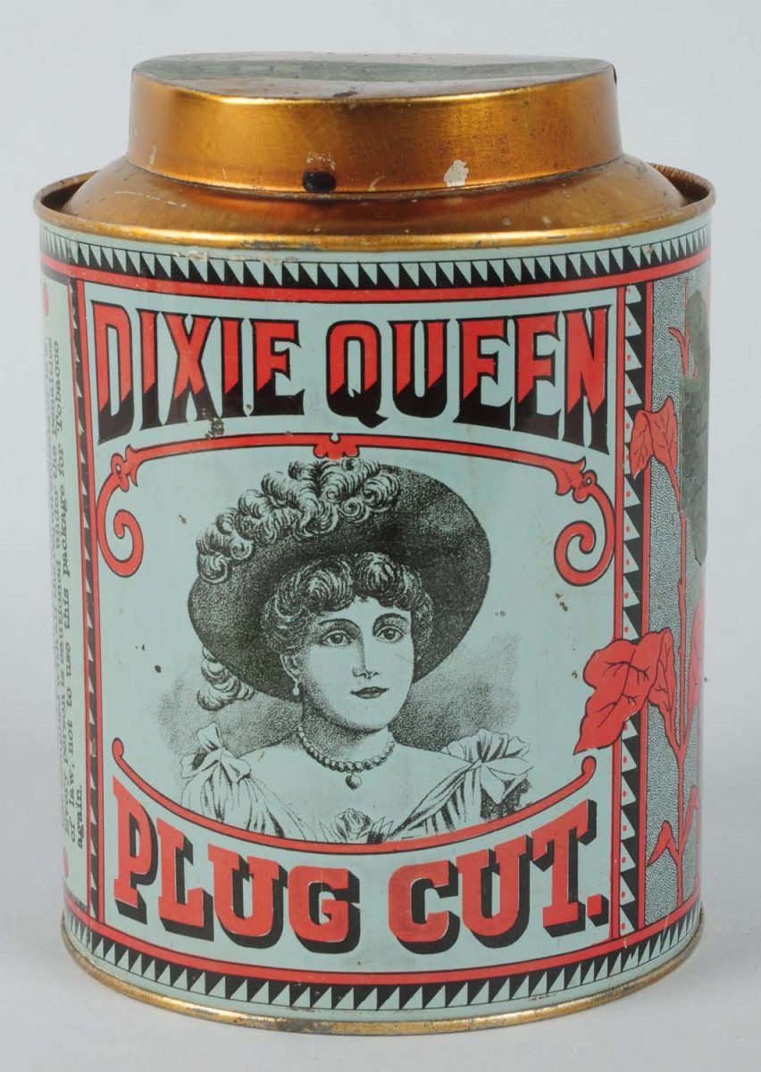Blue Dixie Queen Tobacco Tin.