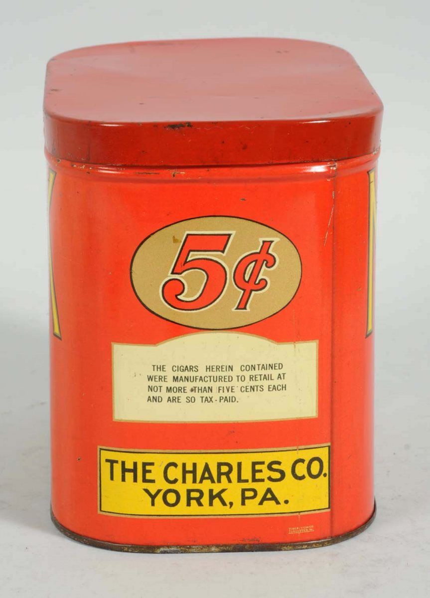 Mohawk Chief Tobacco Canister.