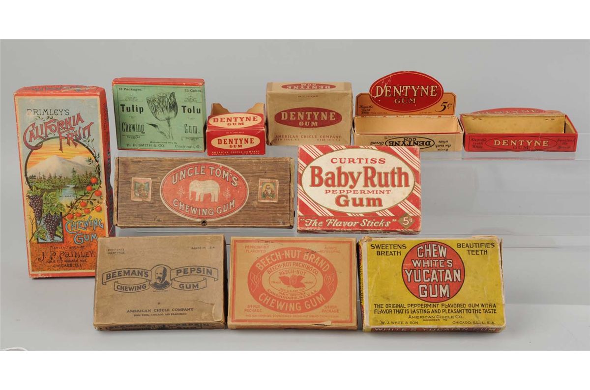Lot of 11: Gum Boxes.