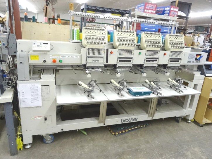 Brother Embroidery System 4 Head BES 1240 BC