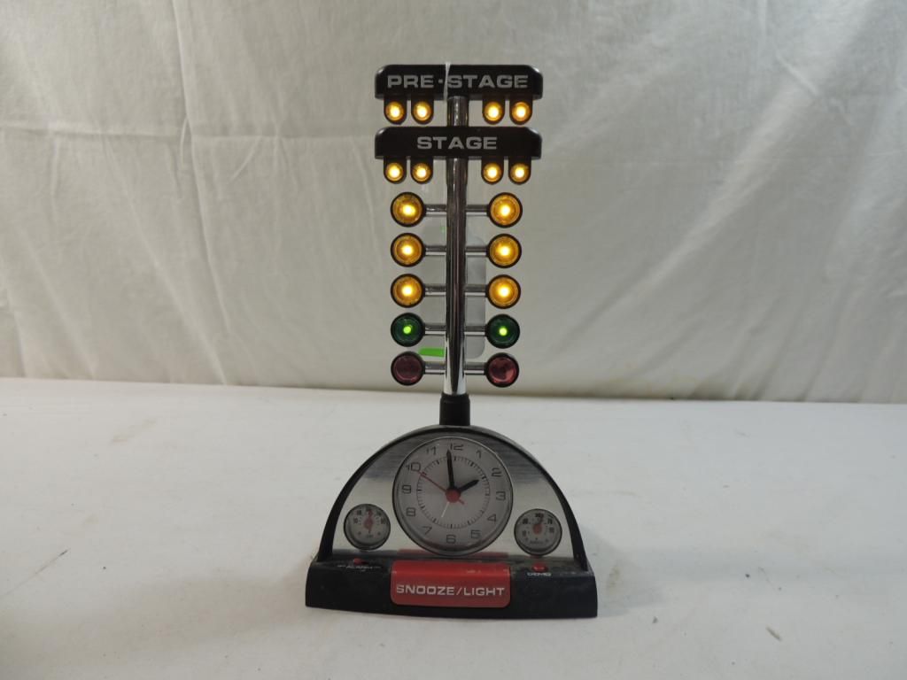 DRAG RACING ALARM CLOCK