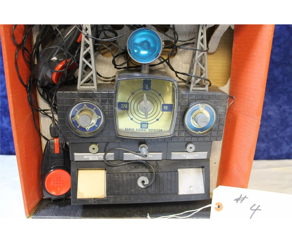 1940's Remco Radio Station & Box