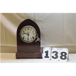 Ingraham Berlin Beehive Key Wind Mantel Clock 13 1/2" x 8"