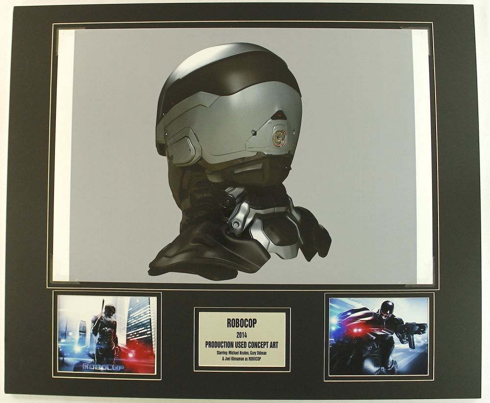 Robocop 2014 Production Used Concept Art 20x24 Matted Display (MGM COA)