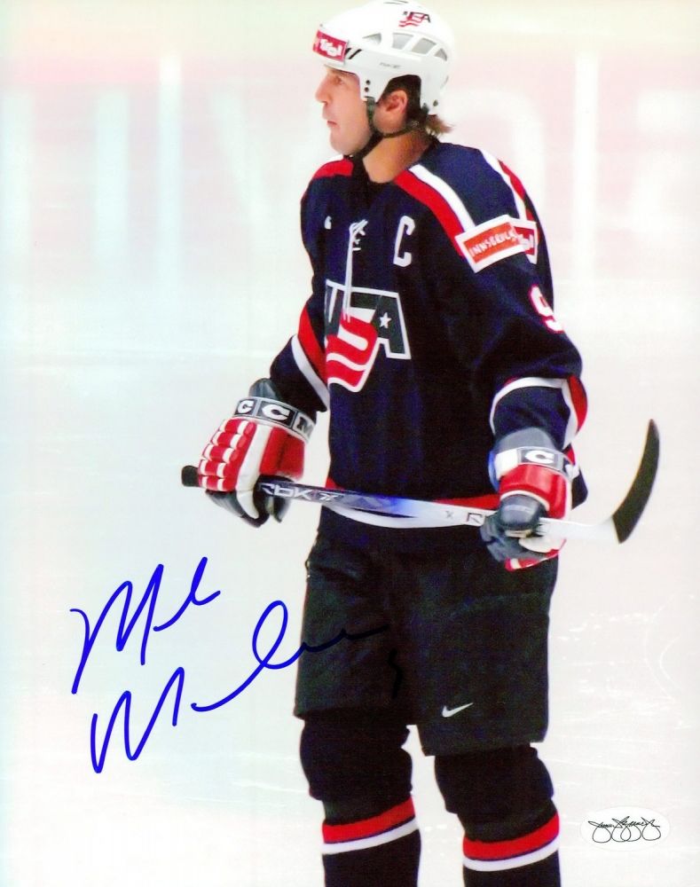 Mike Modano Signed Team USA 8x10 Photo (JSA)