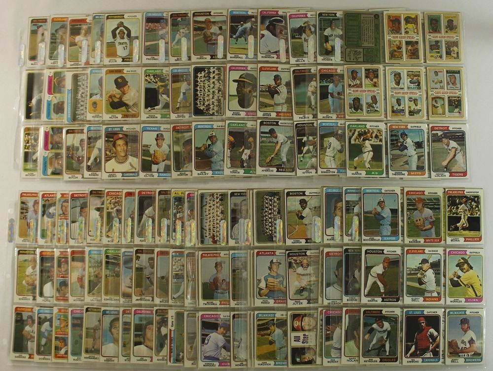 1974 Topps Baseball Complete Set of 660 with Cards Hank Aaron, Nolan ...