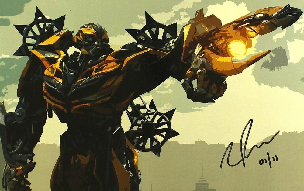 Transformers "Bumblebee" Limited Edition 11x17 Lithograph #05/11