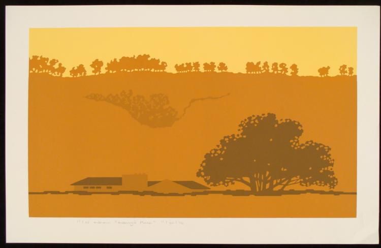 Harry's Place Steve Horan Art Print 1976 Rural Signed