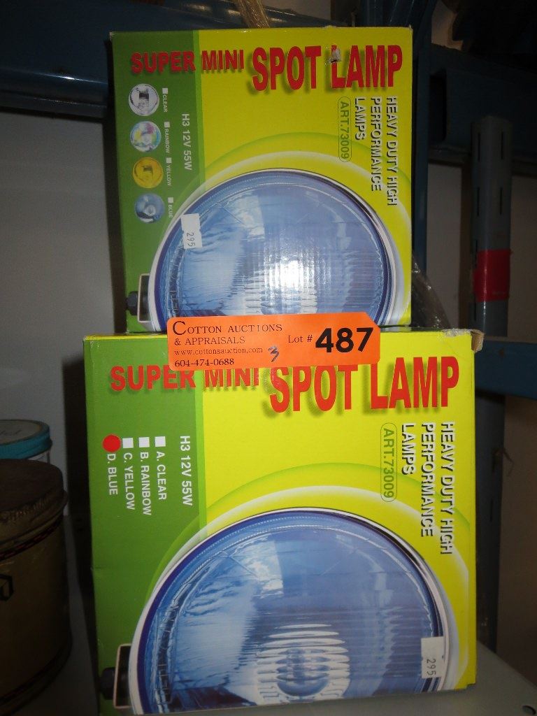 3 New automotive super mini spot lamps