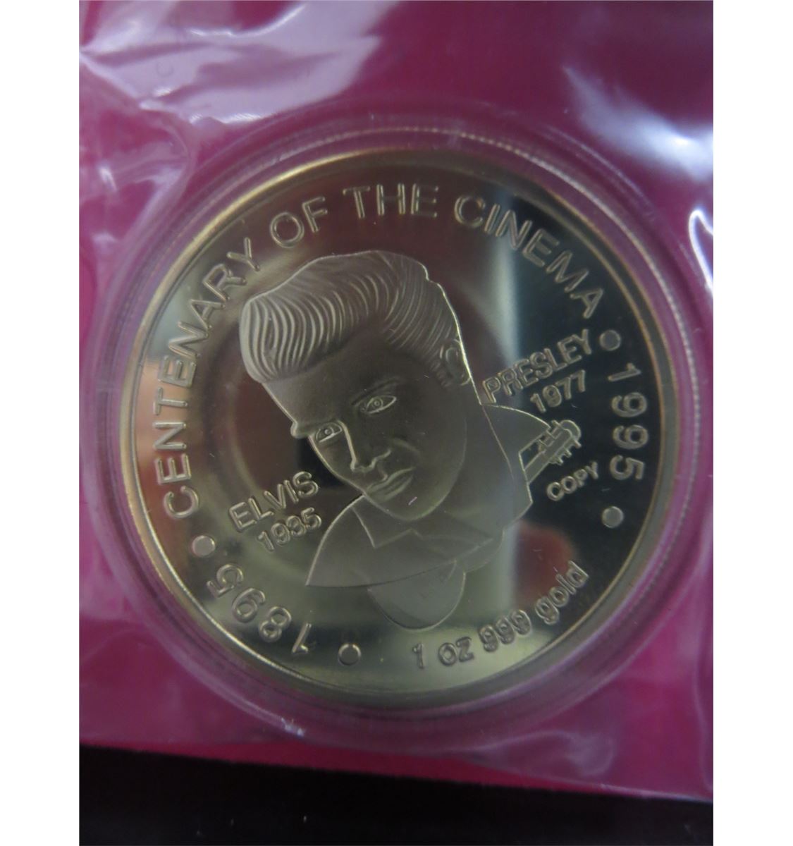 1996 Gibraltar Elvis Presley Commemorative coin