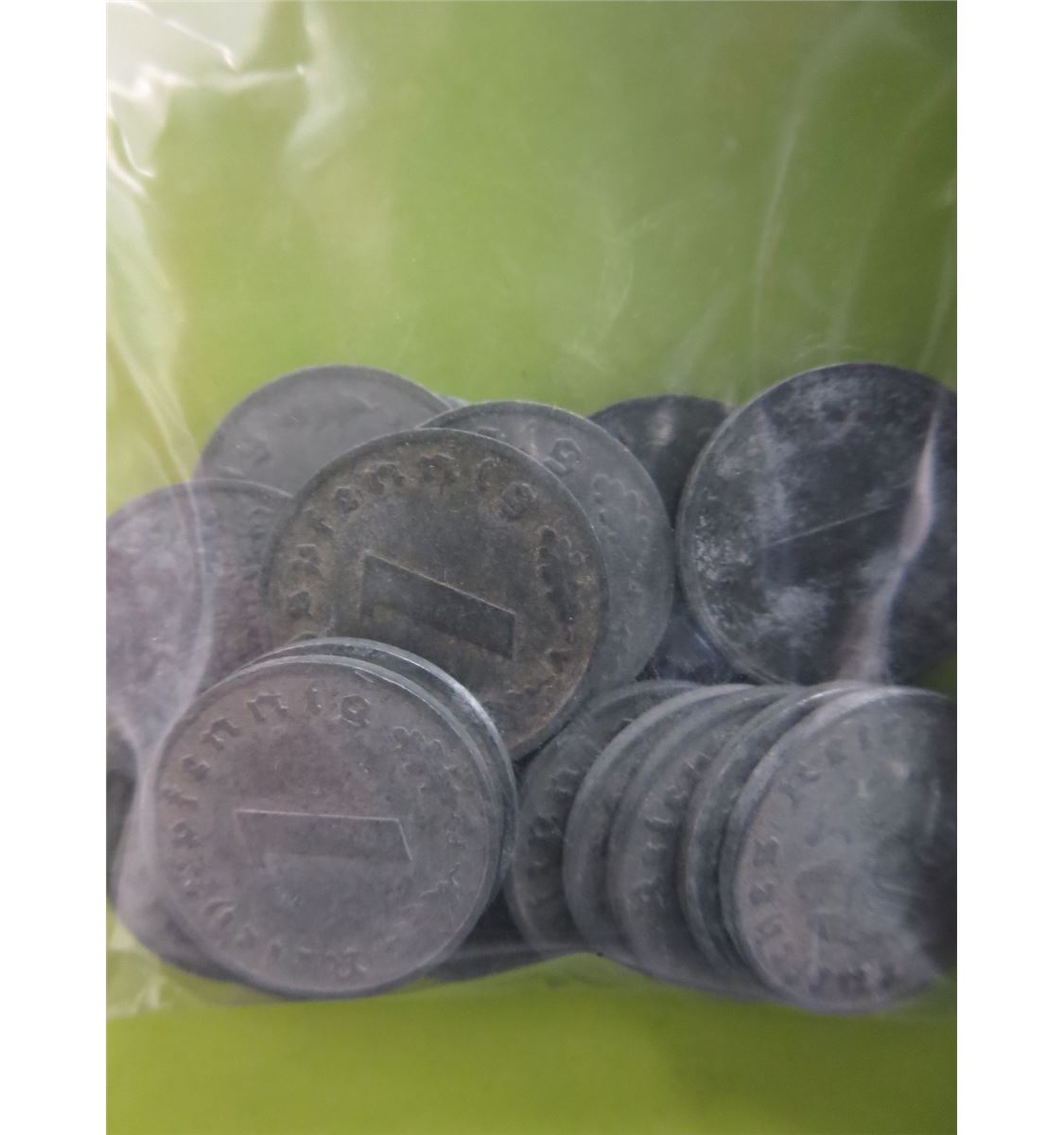 20 WWII Nazi German Eagle & Swastika zinc coins