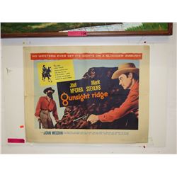 Vintage movie poster "Gunsight Ridge"