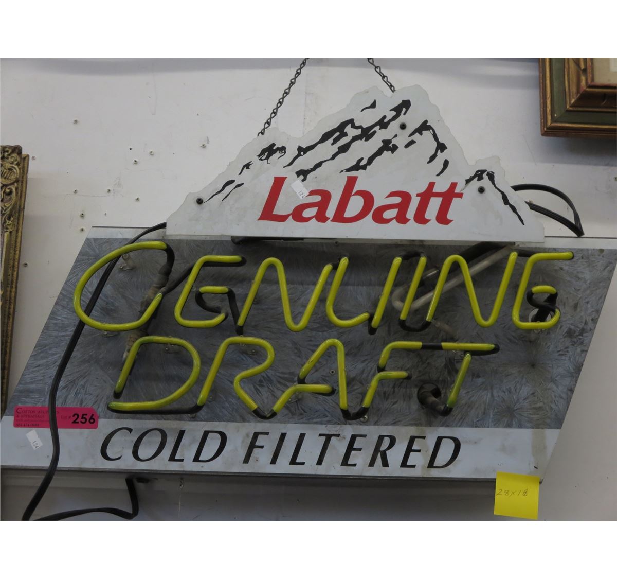 Labatt Genuine Draft Electric Neon Sign