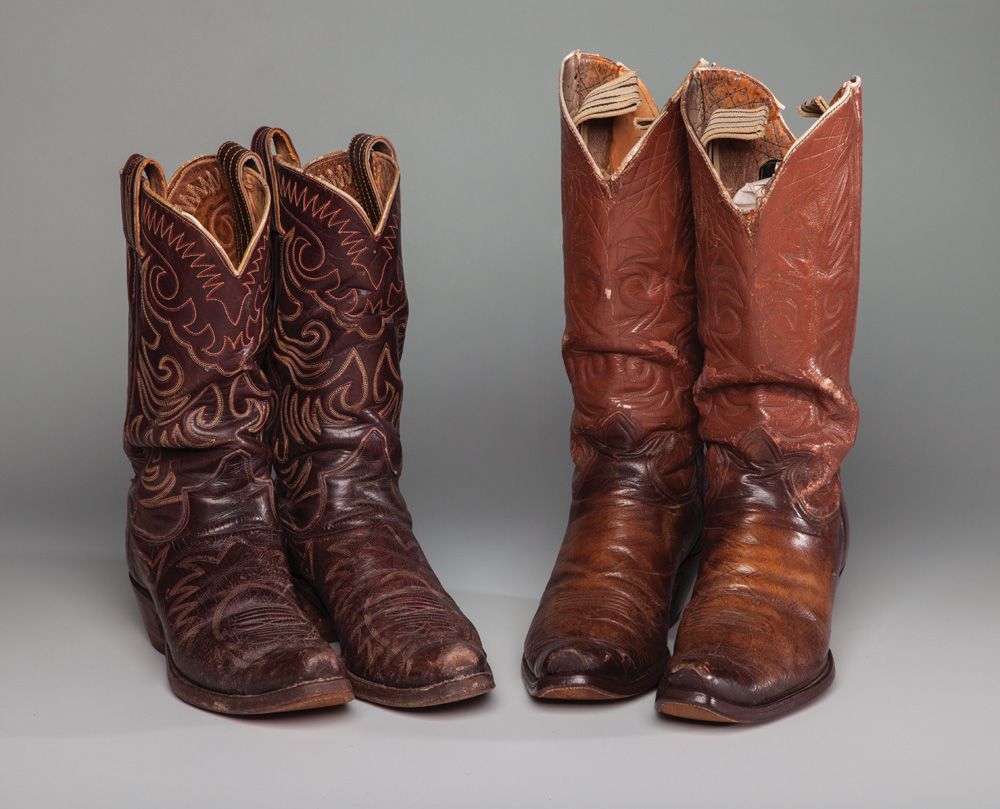 Two Pair Cowboy Boots from the Roy Rogers and Dale Evans Museum
