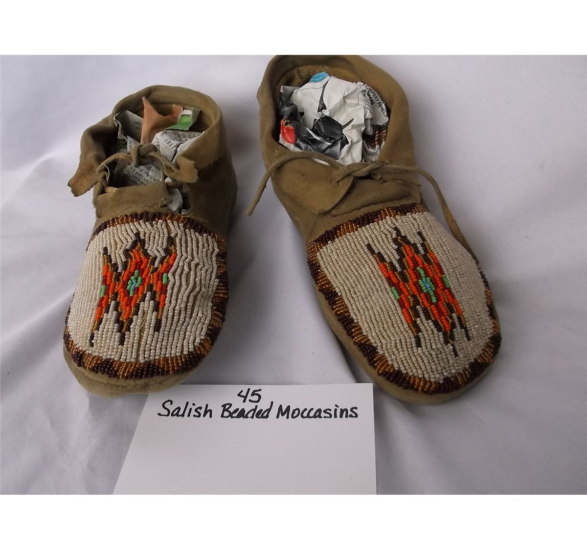 Salish Beaded Moccasins