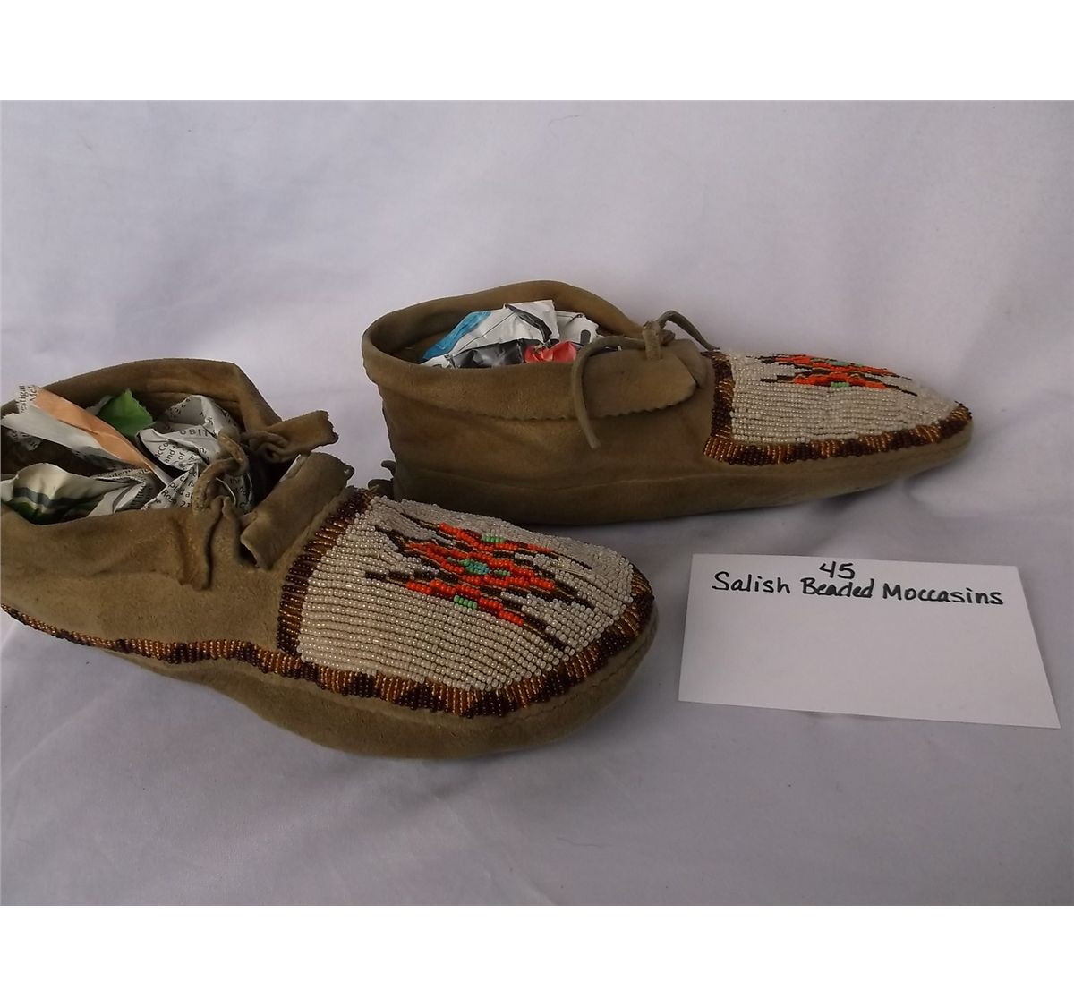 Salish Beaded Moccasins