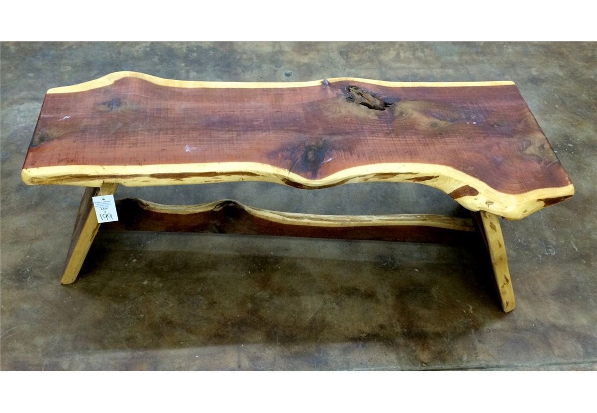 Handmade Cedar Bench