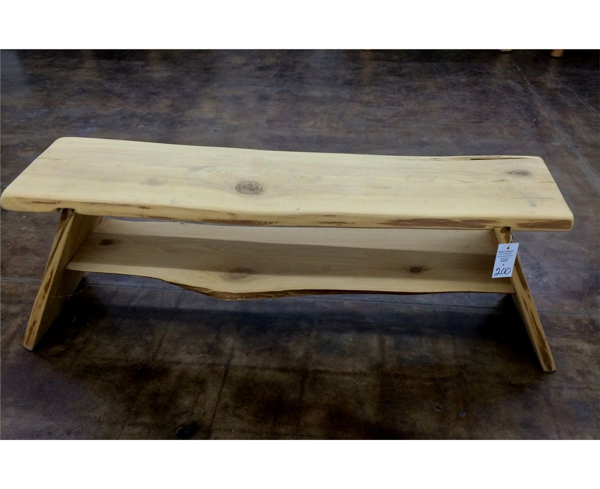 Handmade Cypress Bench
