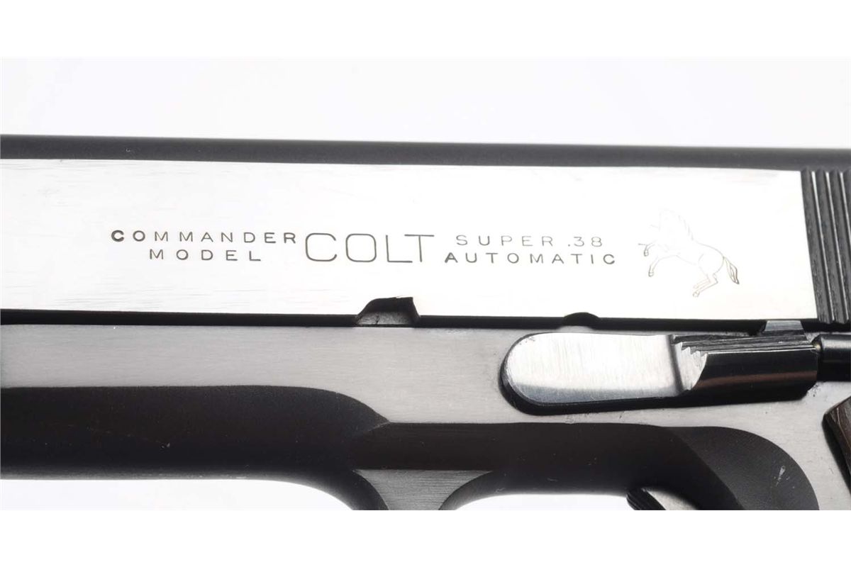 Colt .38 Super Commander Semi-Automatic Pistol.**