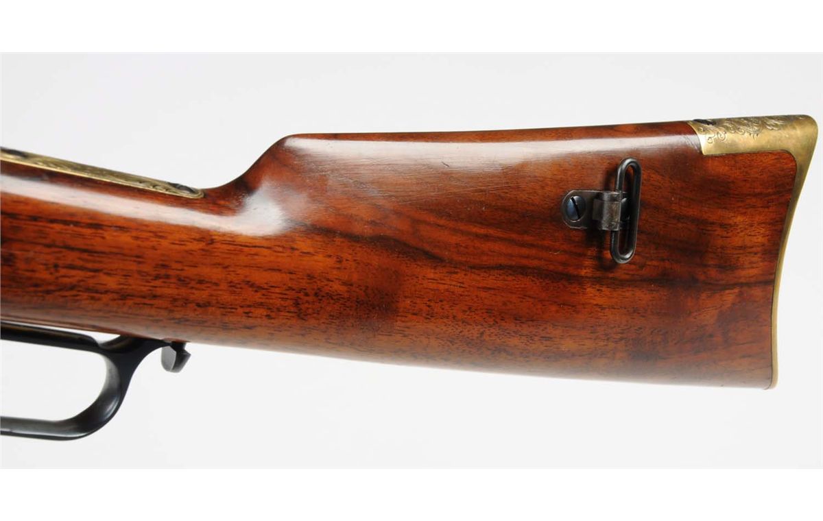 As New Factory Engraved Uberti Henry Rifle.**