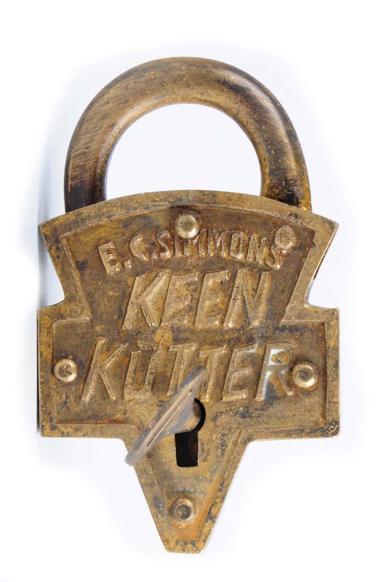 Keen Kutter Lock and Key.