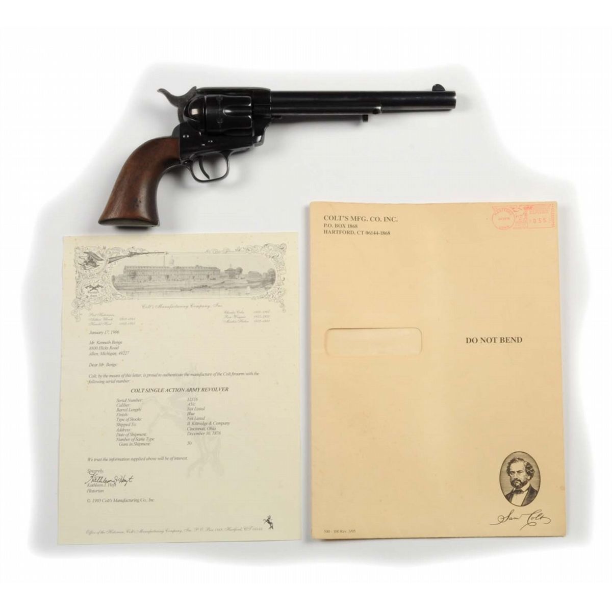 Early Colt Single Action Army Revolver (1876).