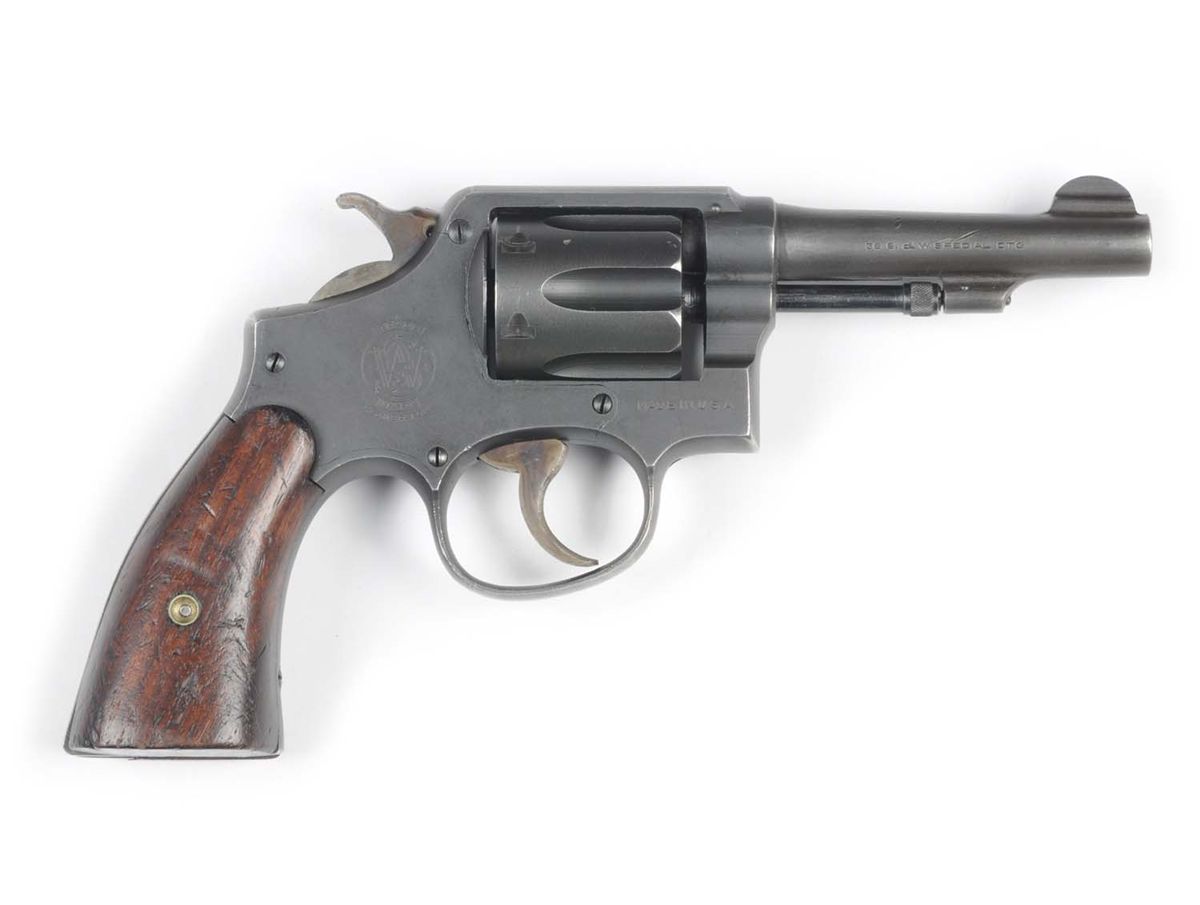 S&W Victory Model Double Action Revolver.**