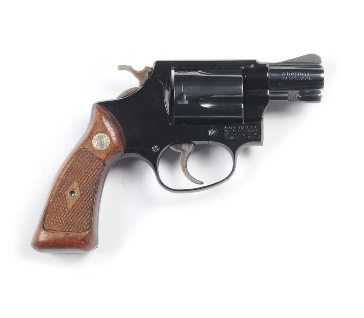 S&W Model 37 Double Action Revolver.