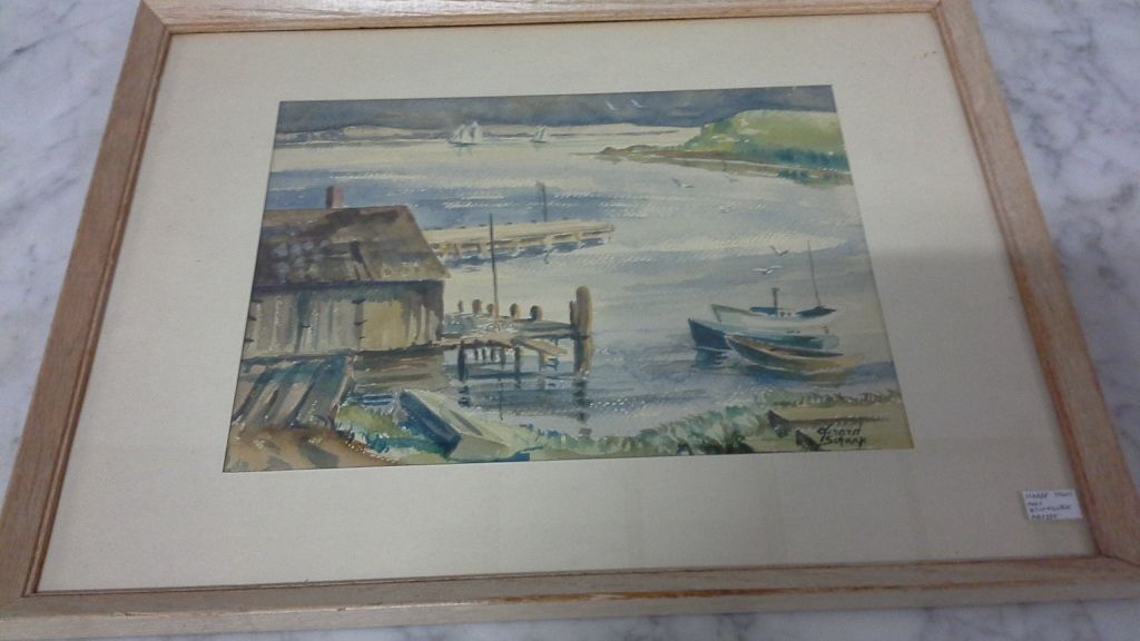 1950's Original Watercolor by Gerard Schaap (New Brunswick Artist 1924 ...