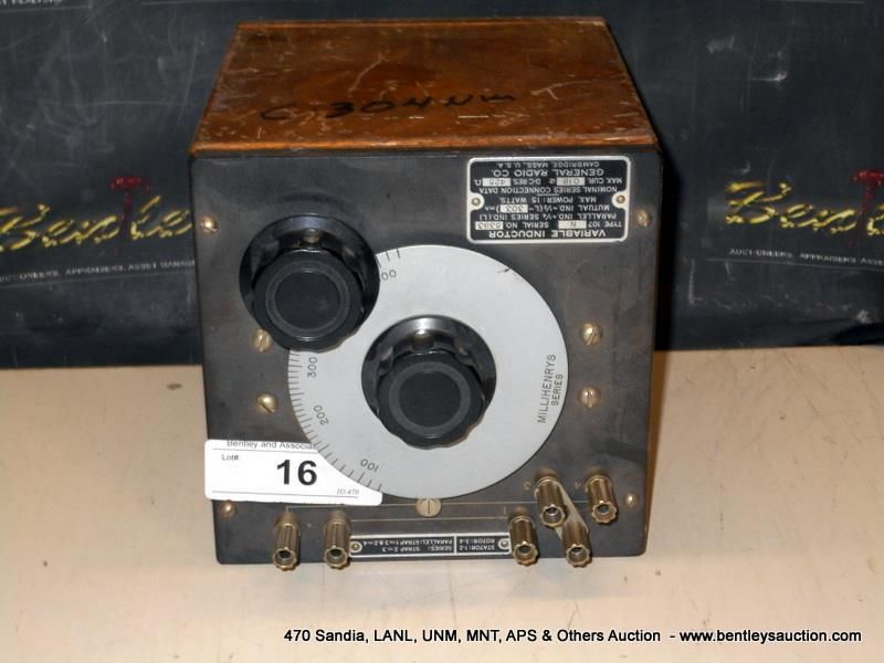 GENERAL RADIO TYPE 107N VARIABLE INDUCTOR