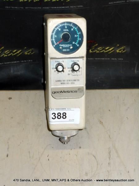 GEOMETRICS GR-101A GAMMA RAY SCINTILLOMETER