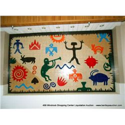 10' X 15' TILE MURAL BY JENNIFER ROCHE, 1990