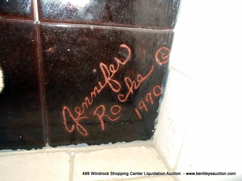 10' X 15' TILE MURAL BY JENNIFER ROCHE, 1990