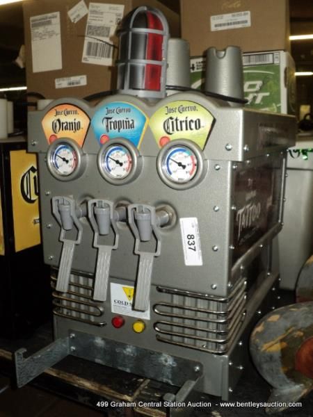 CORNELIUS COLD SHOTS MODEL MACHINE, JOSE CUERVO ORANGO, TROPINA, CITRICO