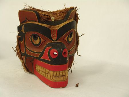 Tsimshian Cedar Mask - Tony Gulbrandsen