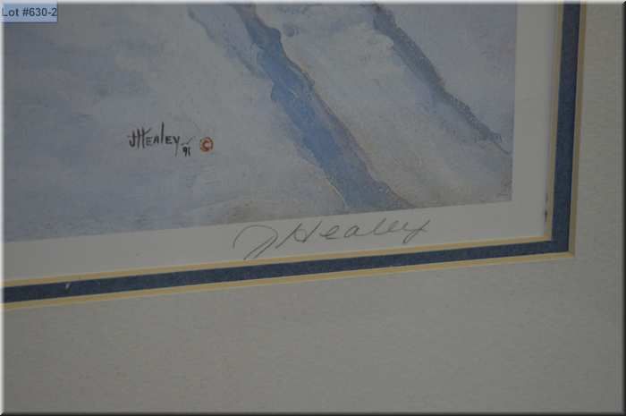 Framed limited edition print "Stand by Me" pencil signed by artist Joan ...