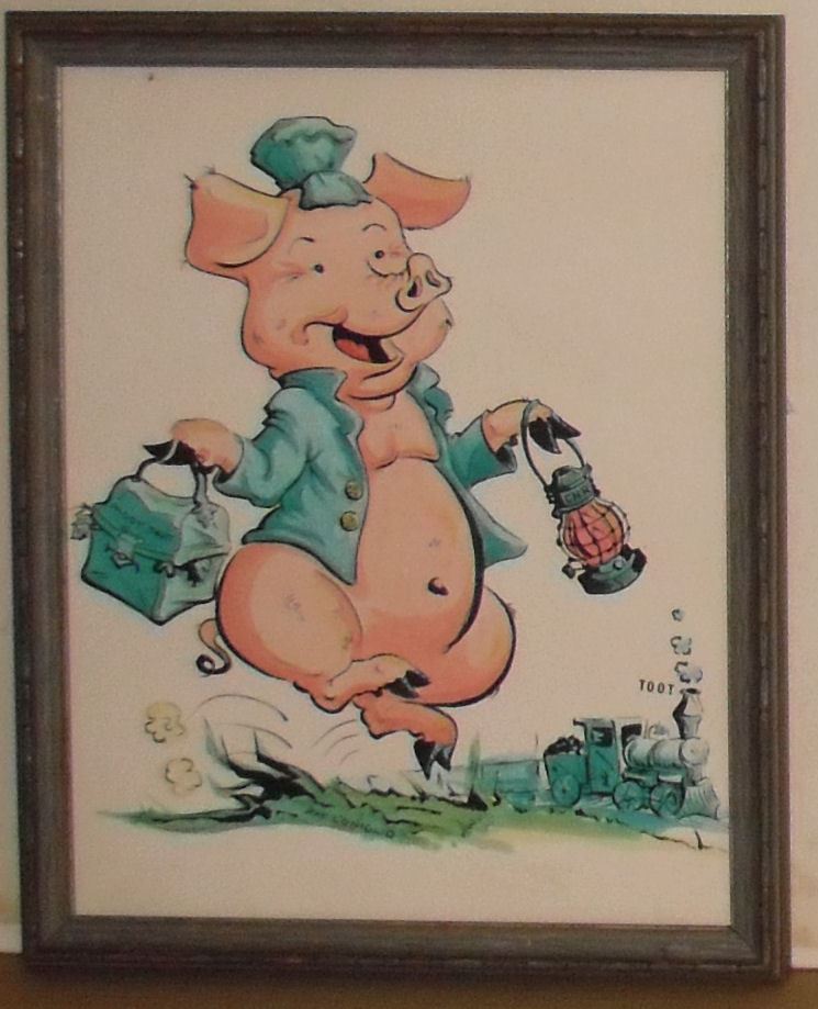 Original cartoon CNR drawing