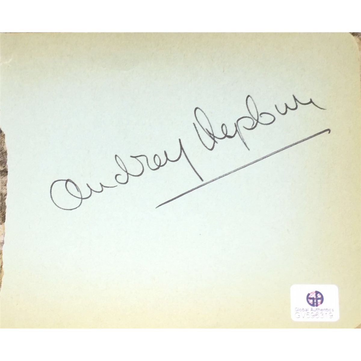 Audrey Hepburn vintage signature