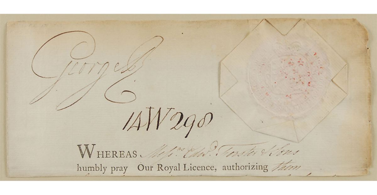 King George III Signature