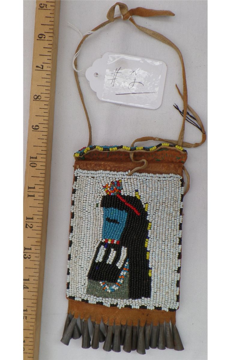 Beaded Apache Bag