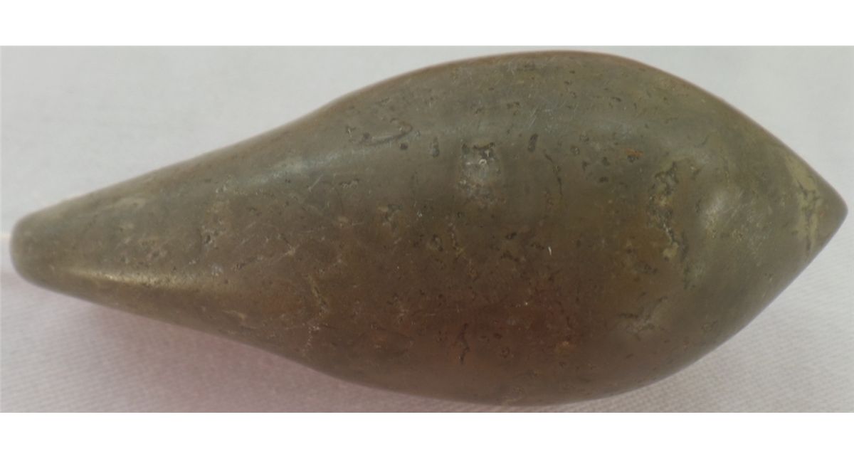 Drilled Plummet Stone